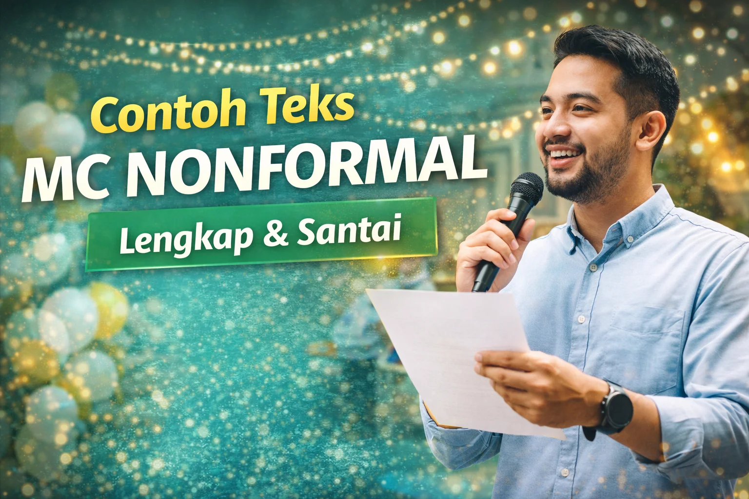 Contoh Teks MC Nonformal (Referensi Lengkap + Tips Membawakan)